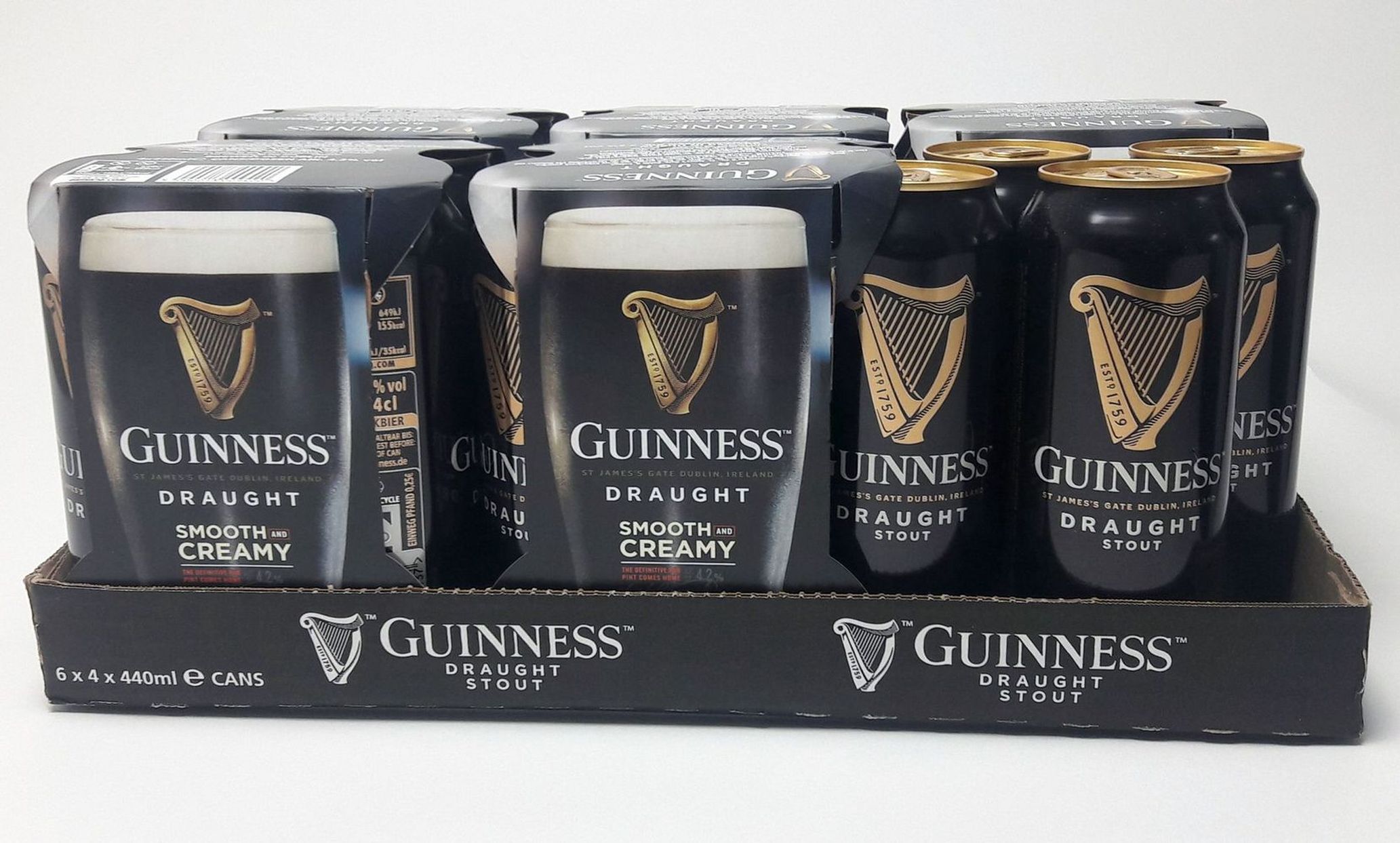 Guinness Bier 24 x 0,44l Dose zum Aktionspreis!